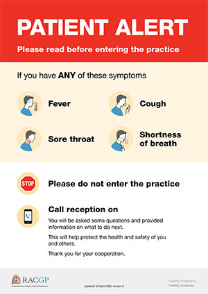 RACGP - Patient alert posters